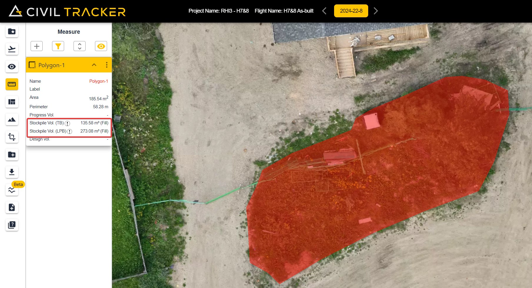 Stockpile TIN Base vs. Low Point Base - Civil Tracker